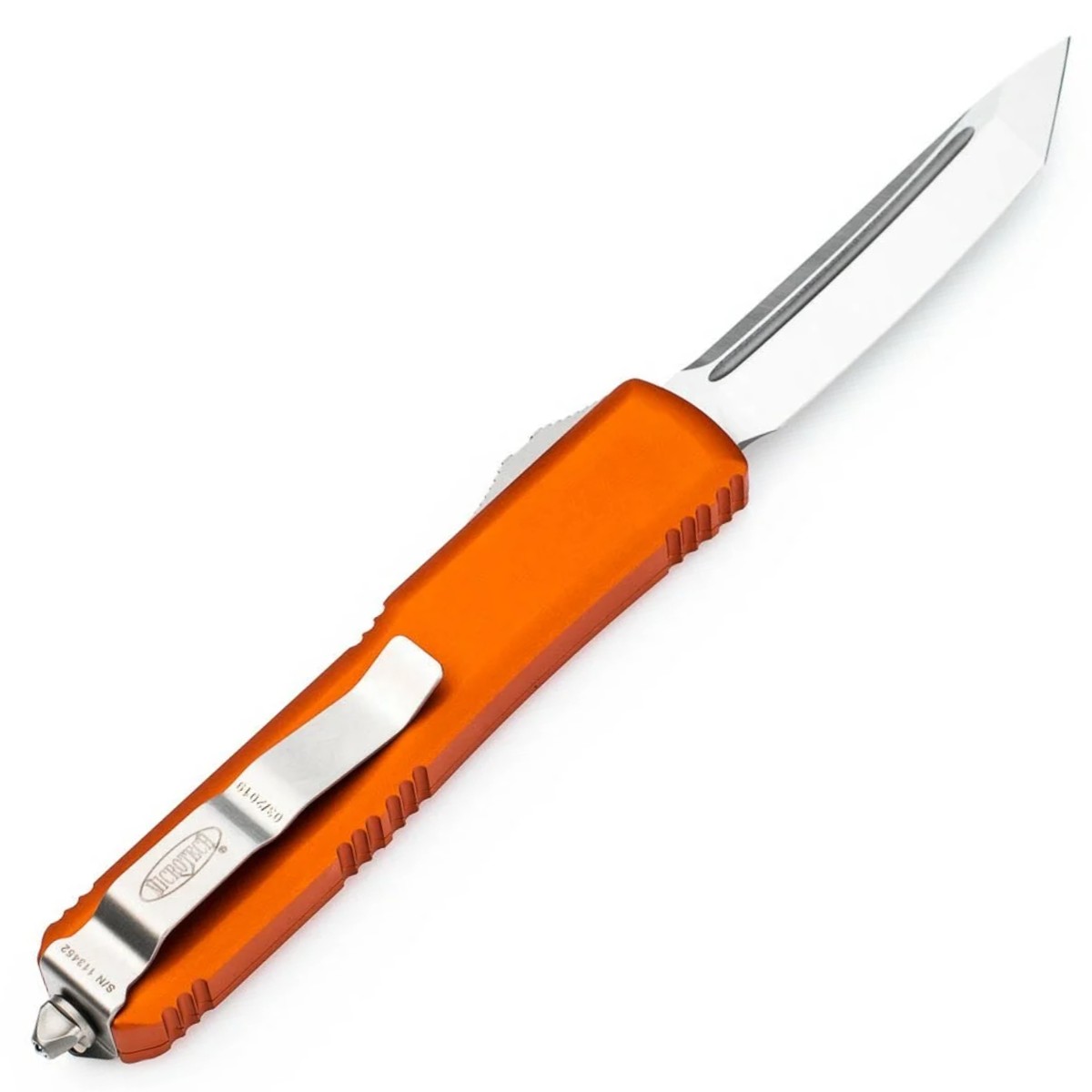Shooting Knife Microtech Ultratech ORANGE TANTO SATIN BLADE 123-4 OR ...
