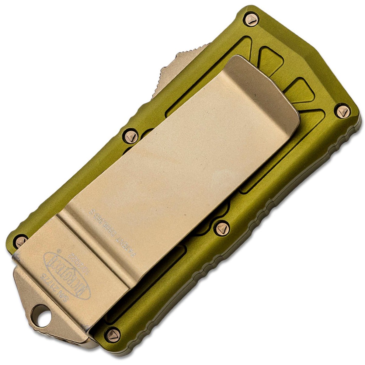 Vystřelovací Nůž Microtech OTF Money Clip AUTO Bronze Double Edge ...