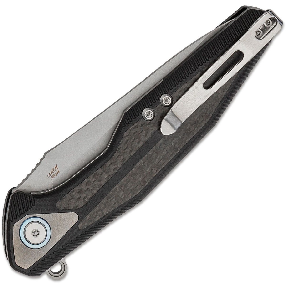 Rike Knife Tulay BCF Flipper Carbon Fiber Inlays | Moskito.cz