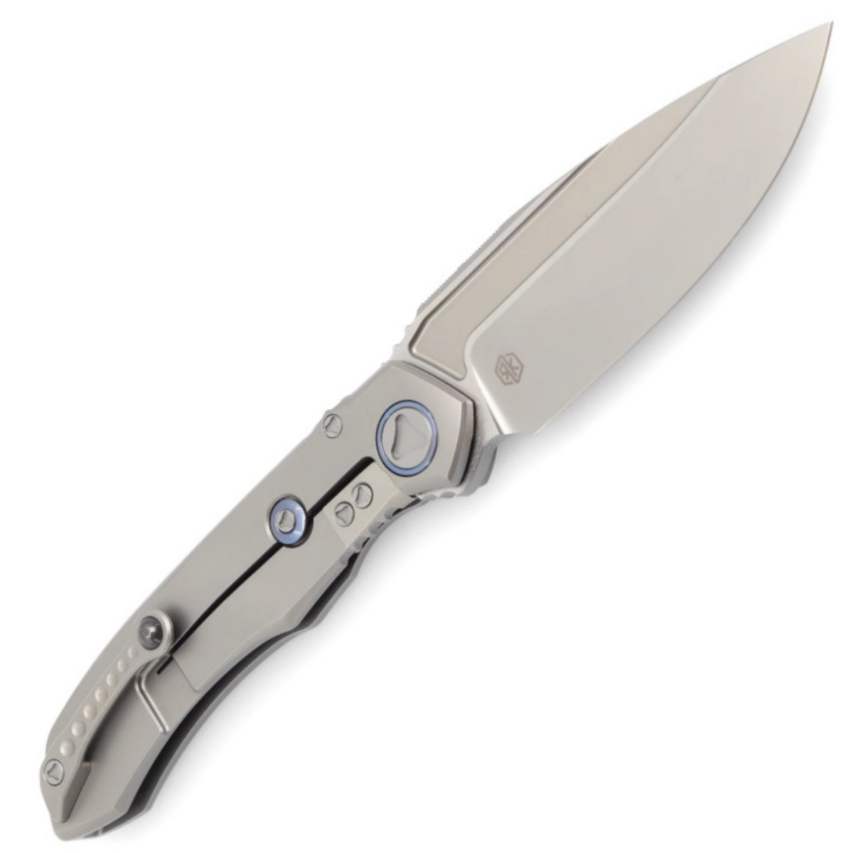 Closing Knife Microtech Anax Titanium Blue Carbon 190C-7CFITI | Moskito.cz